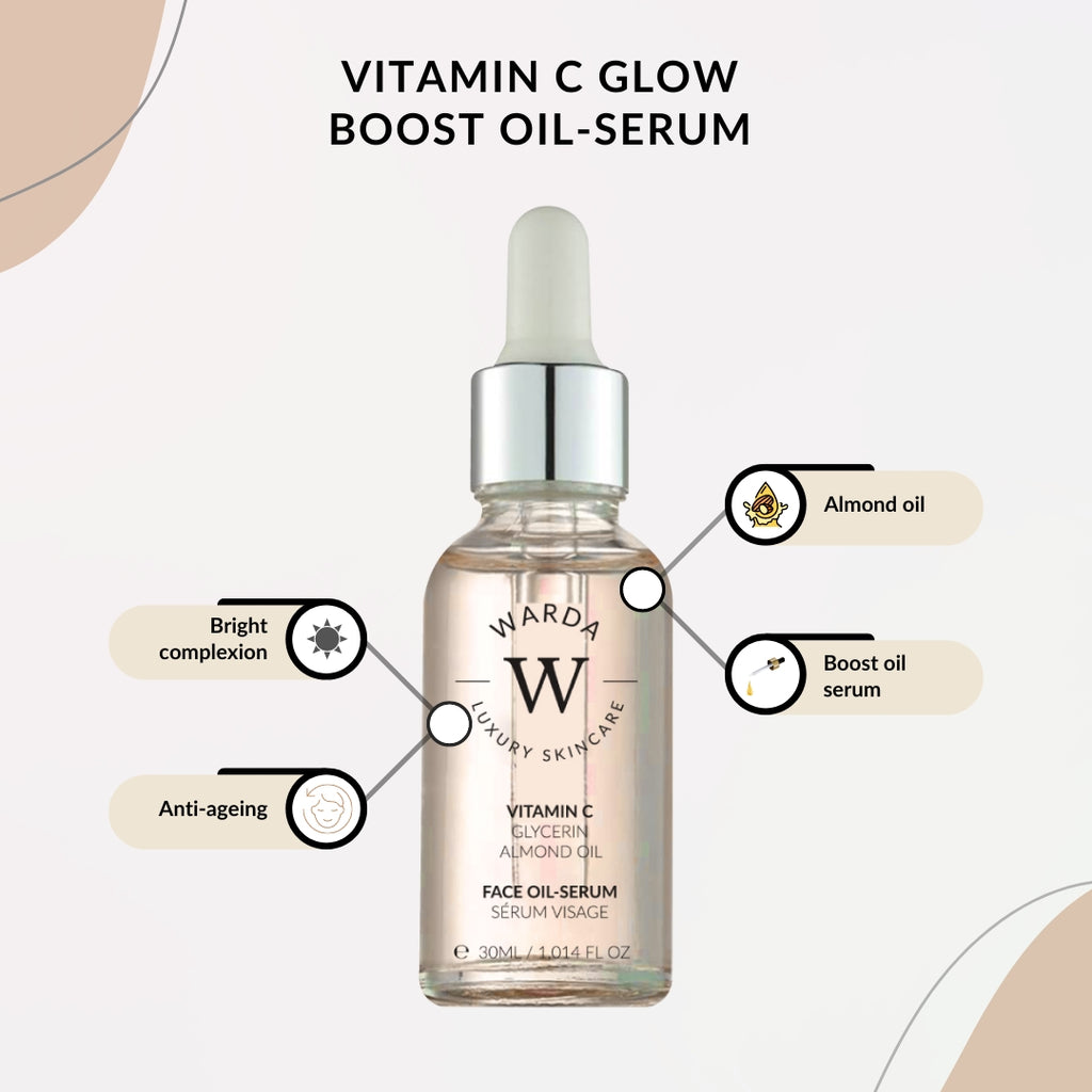 SKIN GLOW BOOST VITAMIN C MOISTURISER 50m + VITAMIN C GLOW BOOST OIL-S ...